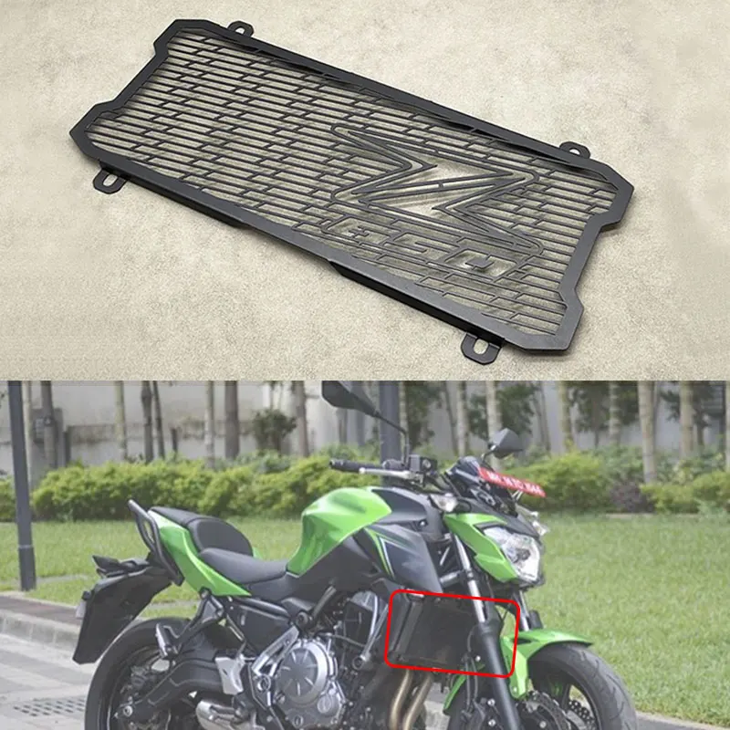 New-Z-650-2020-2021-Motorcycle-Stainless-Steel-Radiator-Grille-Guard ...