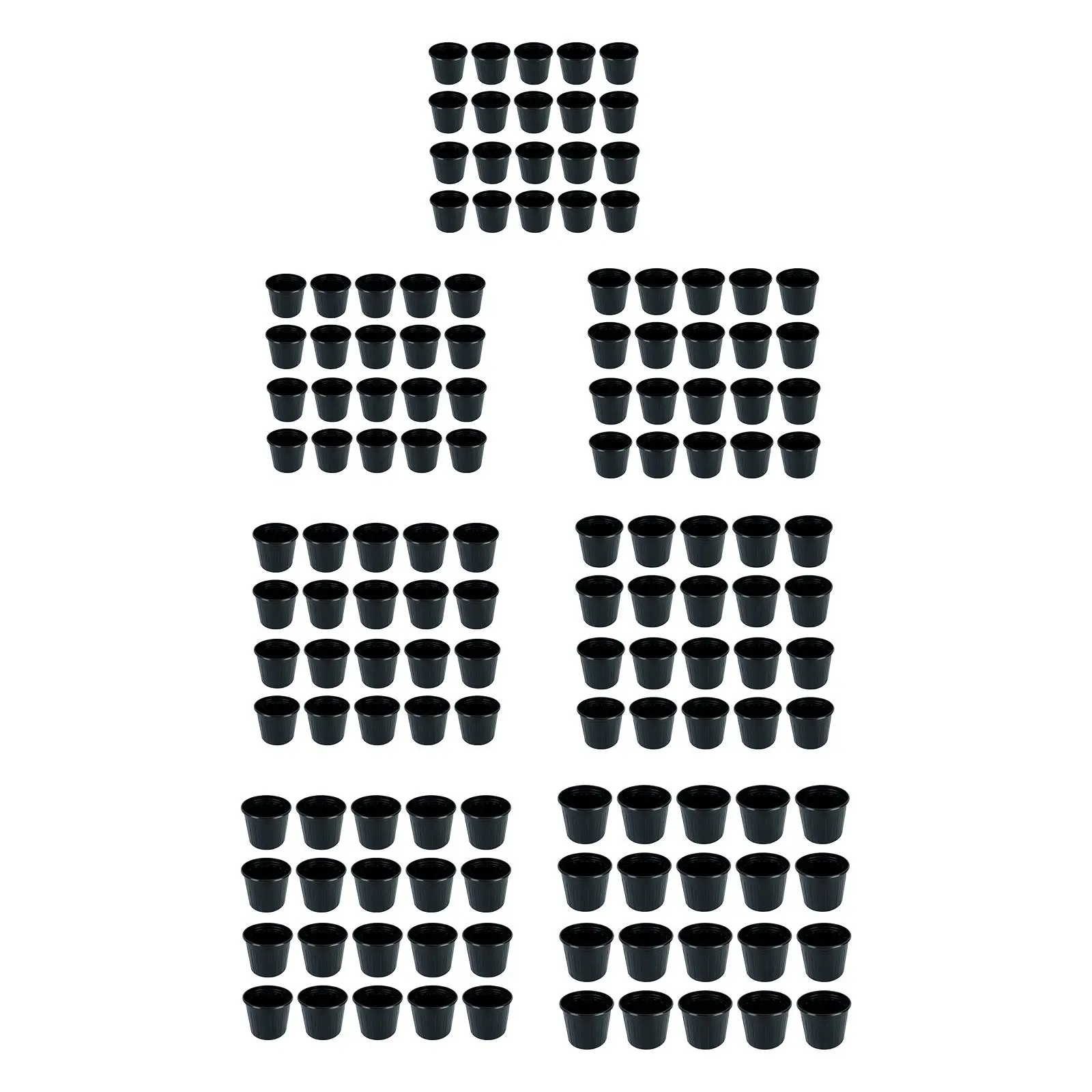 20Pcs-Planters-with-Drainage-Hole-Seed-Starting-Pots-Flowerpot-Flexible ...