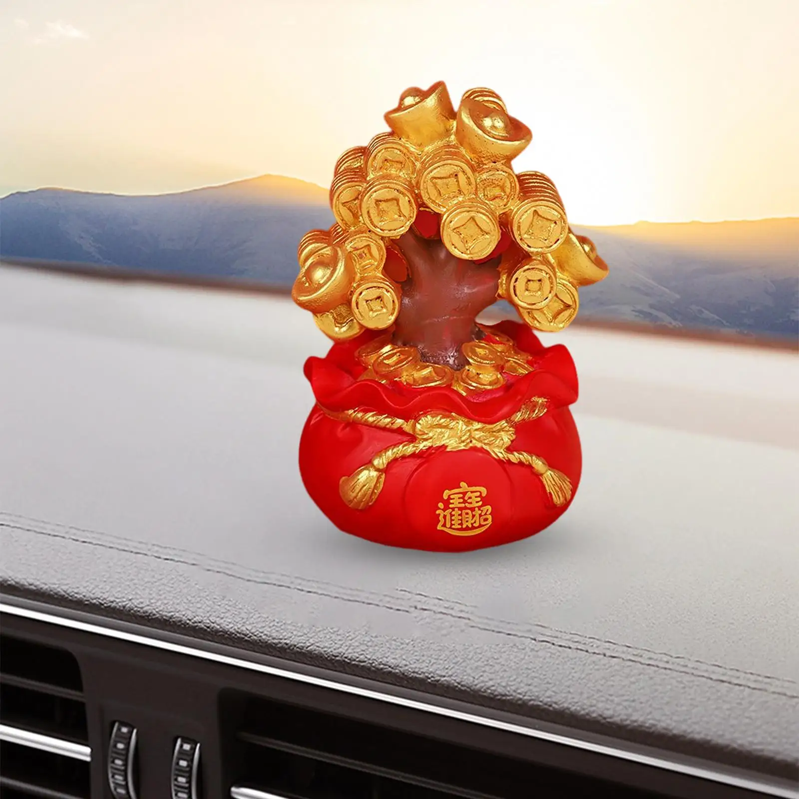 Fortune-Money-Tree-Statue-Resin-Decorative-Ornaments-for-Birthday-Store ...