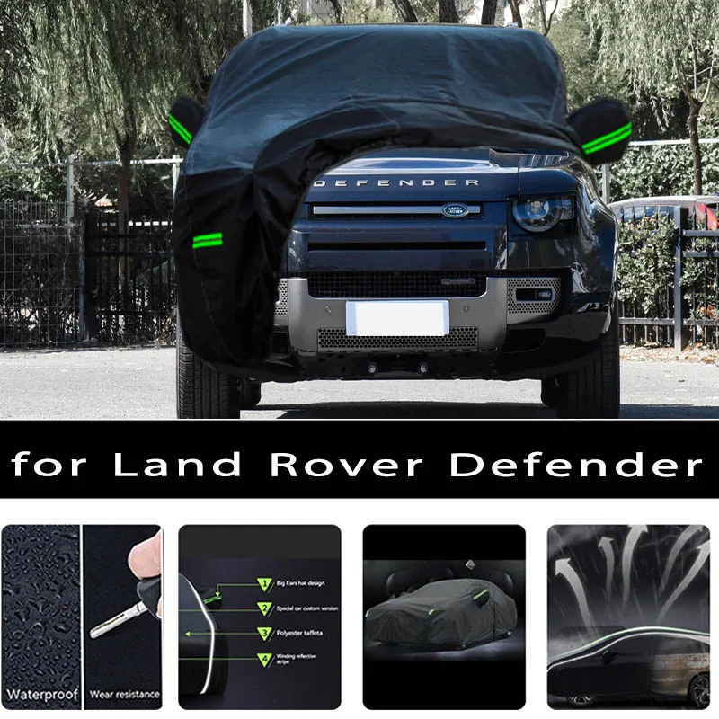 For-Land-Rover-Defender-Outdoor-Protection-Full-Car-Covers-Snow-Cover ...