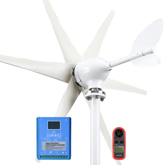 Wind Turbine generator Small domestic Kit 3KW Power 12v 24v 48v Off ...