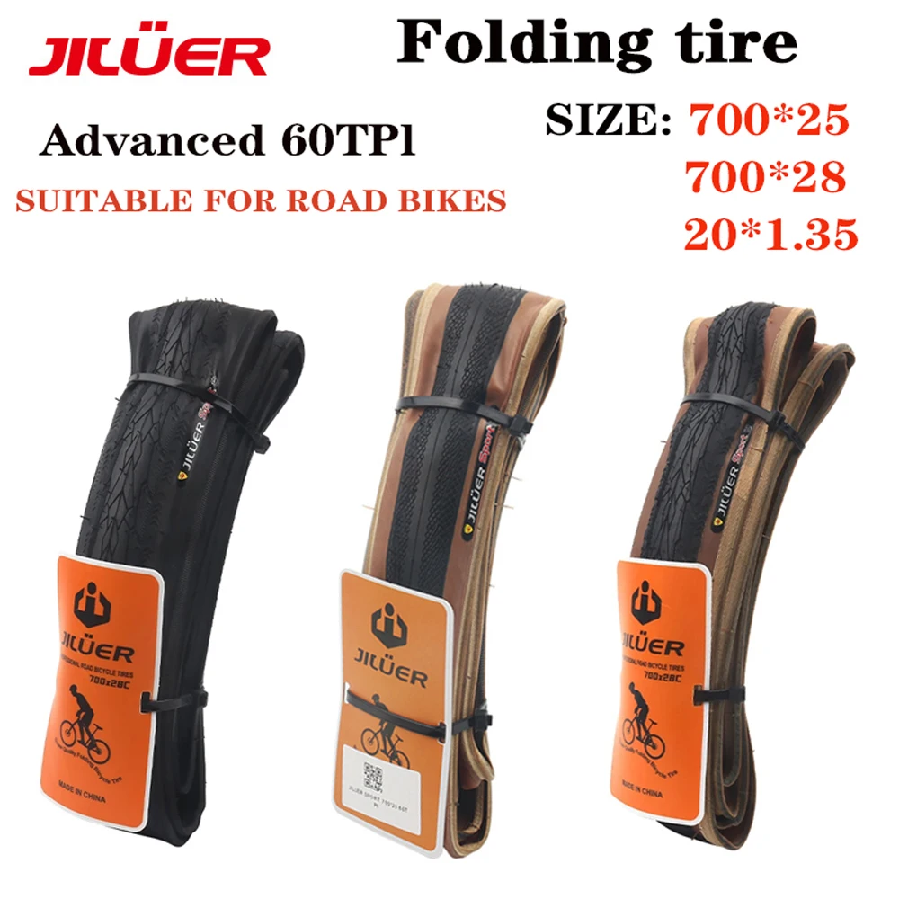 JILUER-Road-Bike-Tyre-700x25c-700x28c-Folding-Bike-Ultra-Light-Tire ...