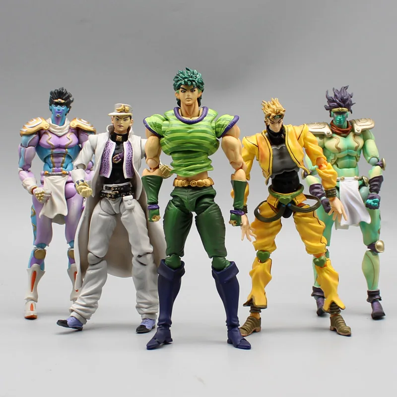 Anime-JoJo-s-Bizarre-Adventure-Figures-Estrela-de-Platina-Kujo-Jotaro ...
