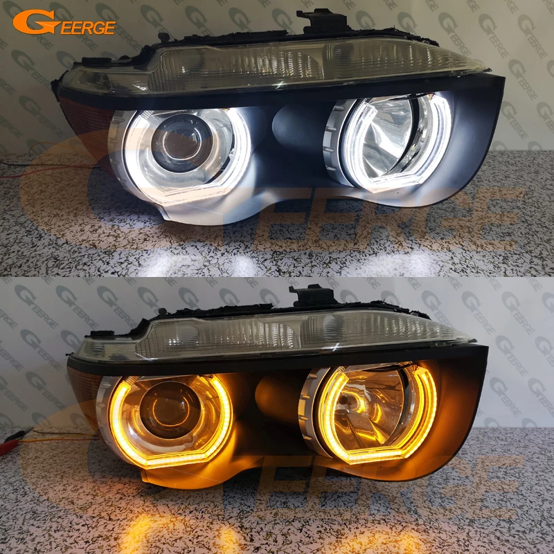 Excellent Dtm Led Angel Eyes Halo Rings Day Light Turn Signal Light For ...