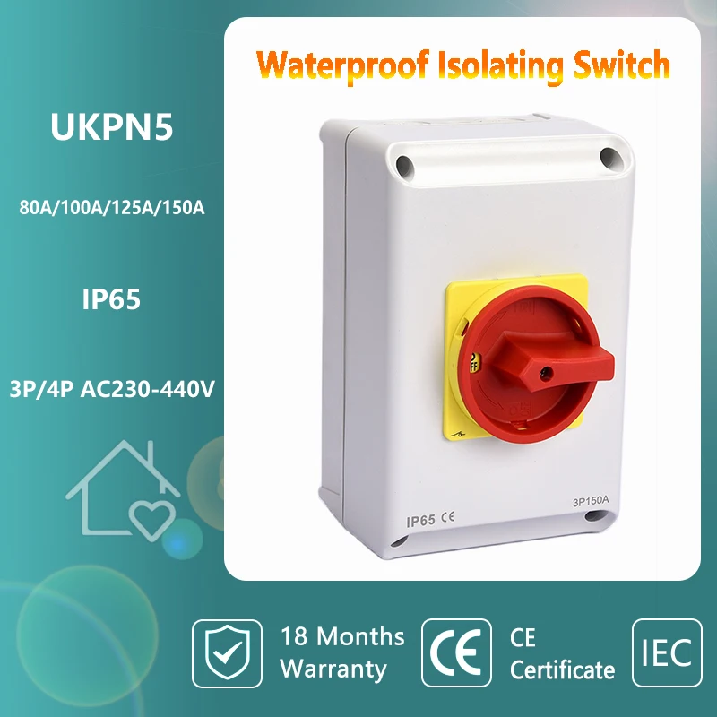 Cam-Switch-4P100A-80A-125A150A-4Pole-Rotary-Isolator-Switch-Main ...