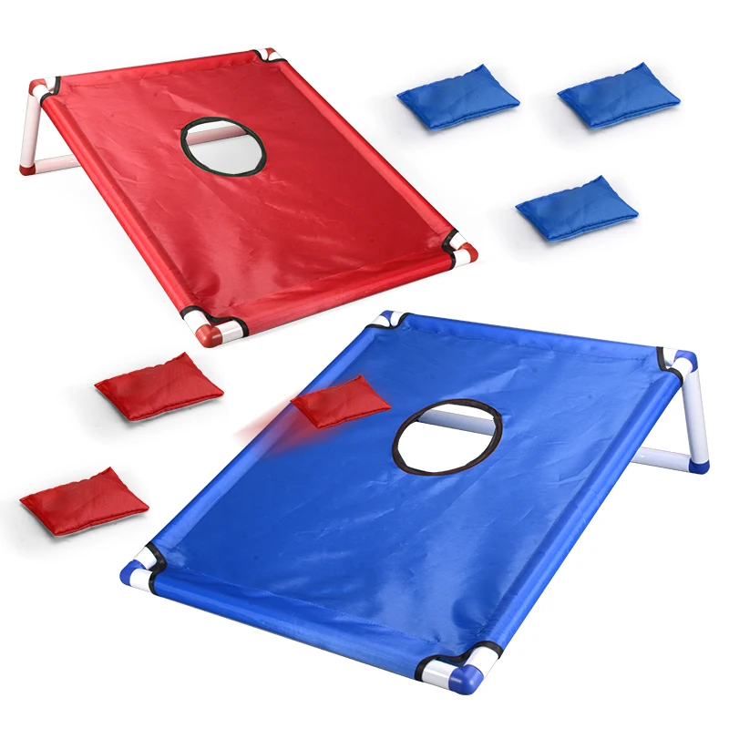 Kids Toys Bean Bags Toss Game Set Portable Cornhole Set with 1 Cornhole ...