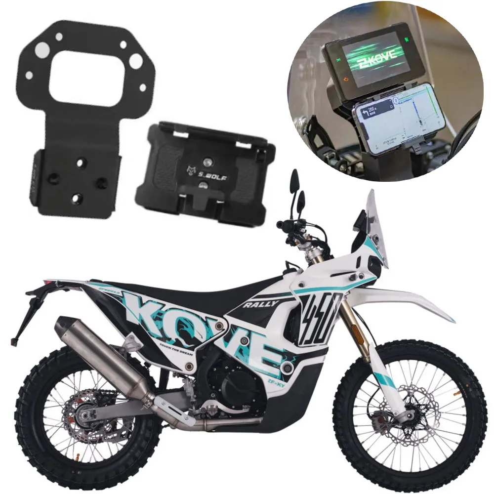 For Colove 450 Rally Motorcycle Navigation Bracket GPS Mount Smartphone ...