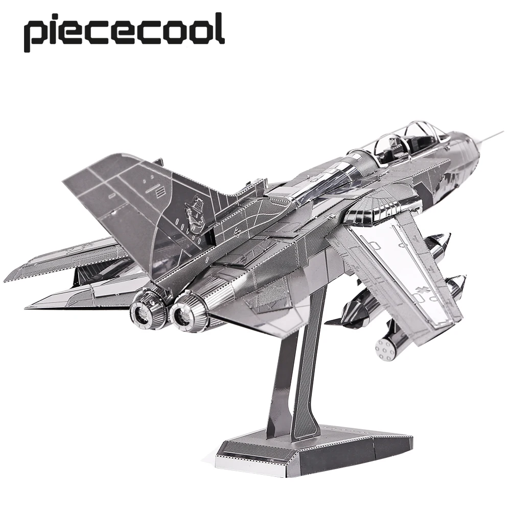 Piececool-3D-Metal-Puzzles-for-Adult-Tornado-Fighter-Jets-DIY-Toy ...
