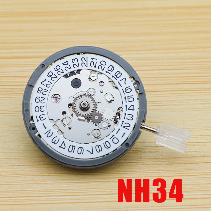 Japan-GMT-NH34-Automatic-Mechanical-Movement-Fit-24-Hours-Hands ...