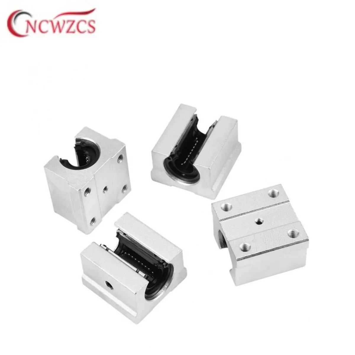 4pcs SBR12UU SBR12 Linear Bearing 12mm Open Linear Bearing Slide Block ...