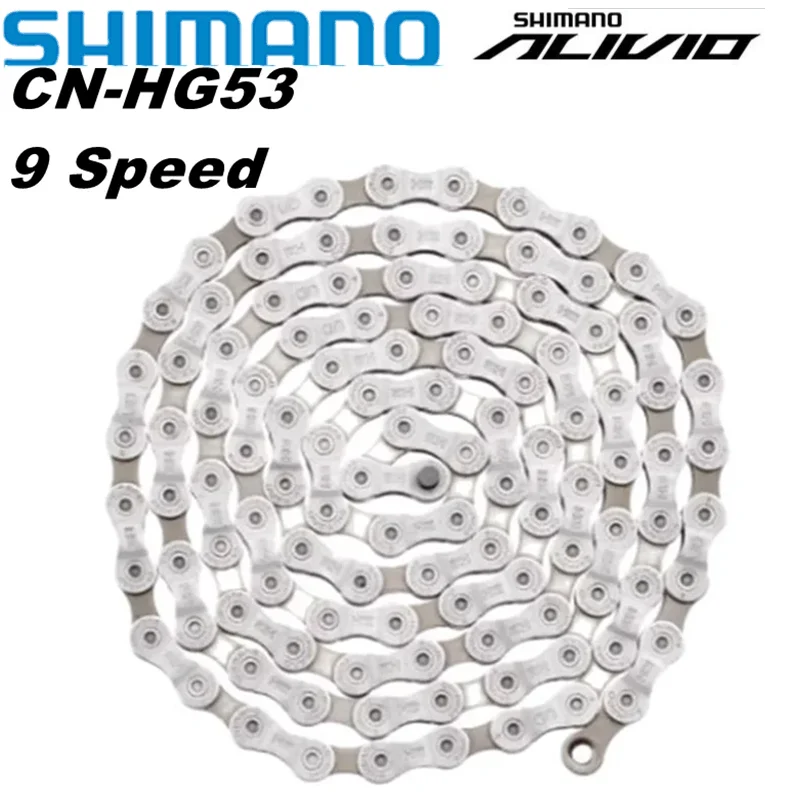 Shimano-Alivio-HG53-9-Speed-Chains-CN-HG53-Super-Narrow-HG-Bicycle-Bike ...
