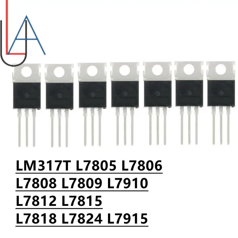 LAOBEI-10PCS-LM317T-L7805-L7806-L7808-L7809-L7910-L7812-L7815-L7818 ...
