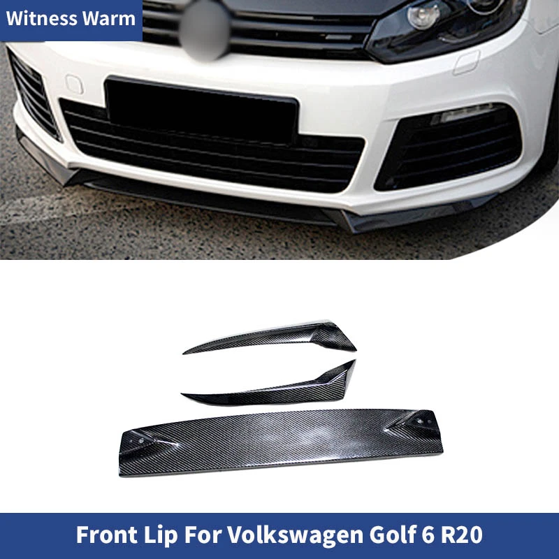 Carbon Fiber/frp Unpainted Front Bumper Lip Spoiler Splitter For ...