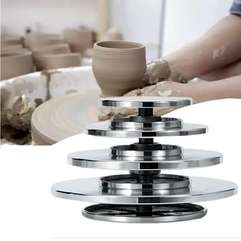 15-30cm-Pottery-Wheel-Double-Sided-Aluminum-Pottery-Turntable-DIY-Clay ...