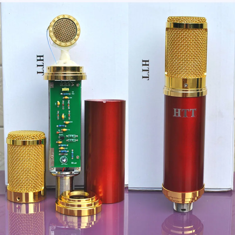 Professional 34mm Capsules Gold USB Studio Recording Condenser ...