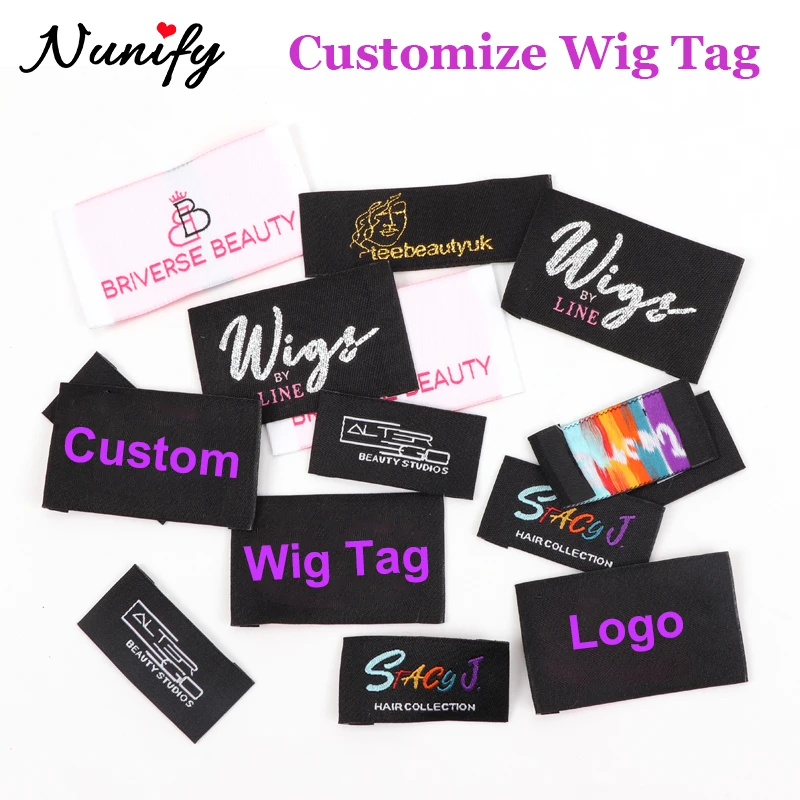Custom-Labels-Logo-Hair-Tags-For-Wigs-100-300Pcs-Wholesale-Wig-Tags-For ...