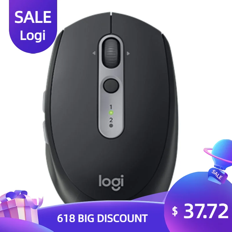 Logitech M590 Multi-device Silent Bluetooth Wireless Dual Mode Mouse ...