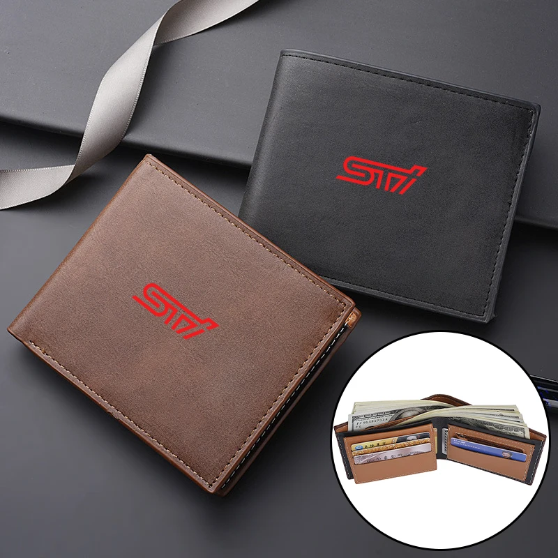 Leather-Business-Wallet-Car-Logo-Card-Holder-Men-Coin-Purse-For-Subaru ...