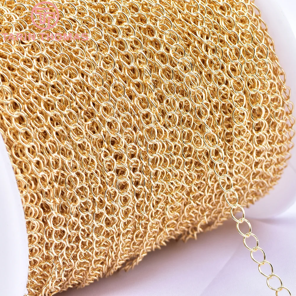 4313-2-meters-width-3-4MM-24K-Champagne-Gold-Color-Plated-Copper ...