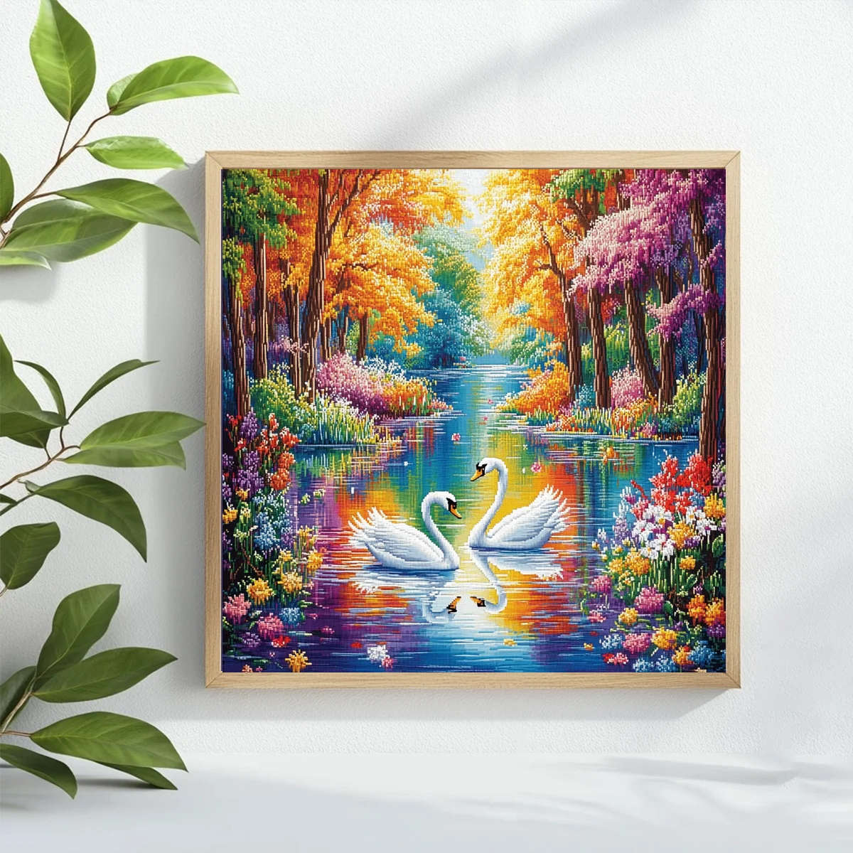 ThreadLux Counted Cross Stitch Kit 30x40cm/11.8x15.7in Easy-to-Follow ...