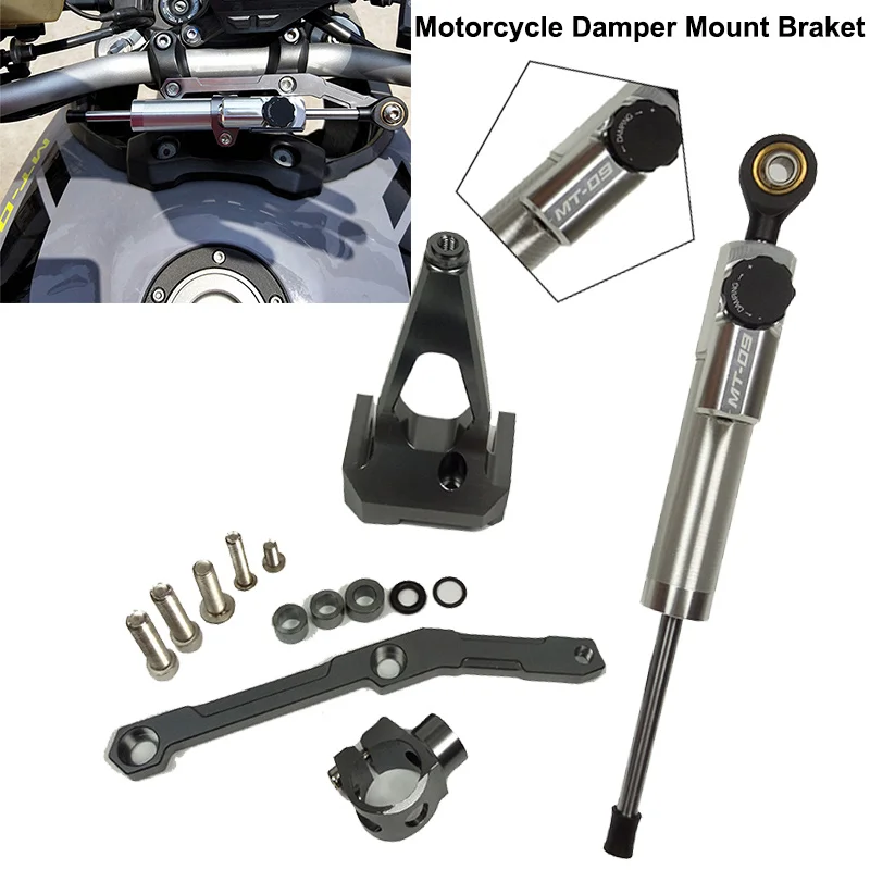 MT-09-Motorcycle-Steering-Stabilize-Damper-Bracket-Mount-For-YAMAHA ...