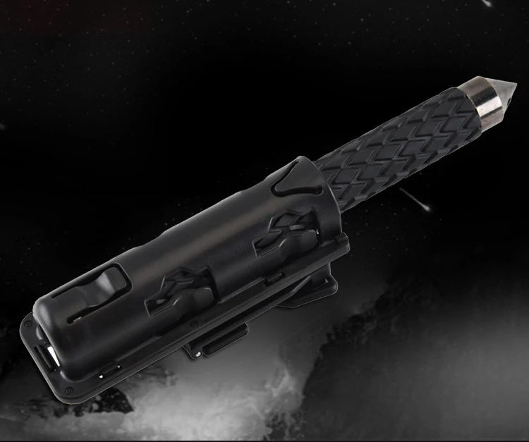 360 Degree Rotation Retractable Baton Case Holster Universal Extensible ...