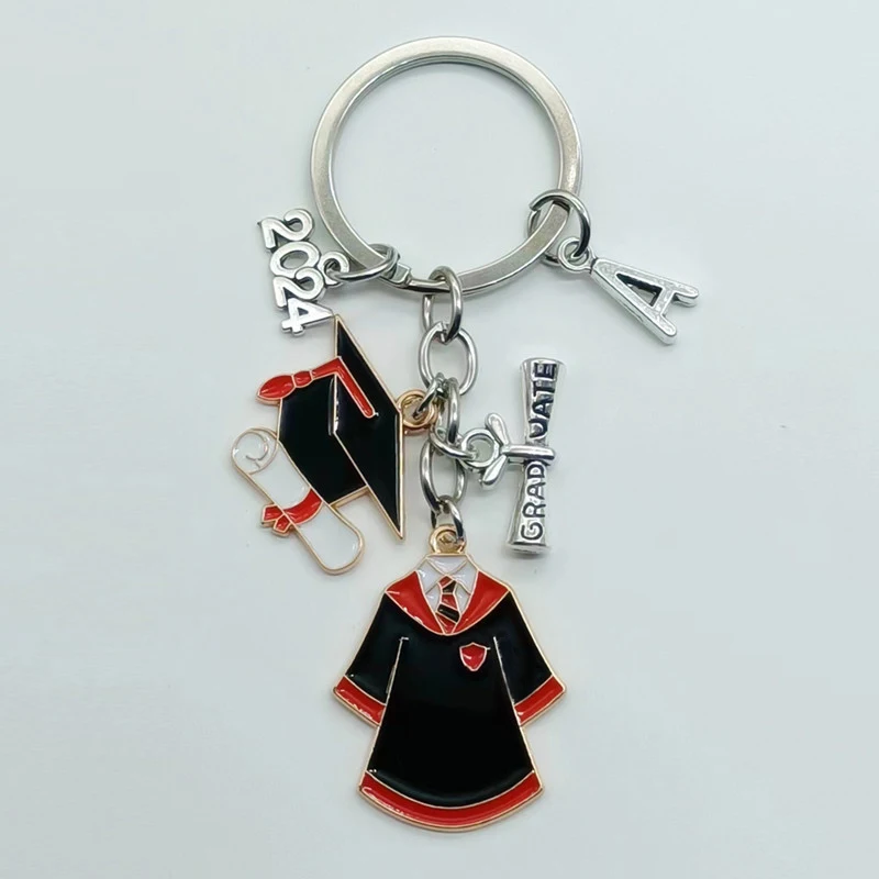 Lovely-enamel-key-chain-2024-2025school-uniform-graduation-cap-key-ring ...