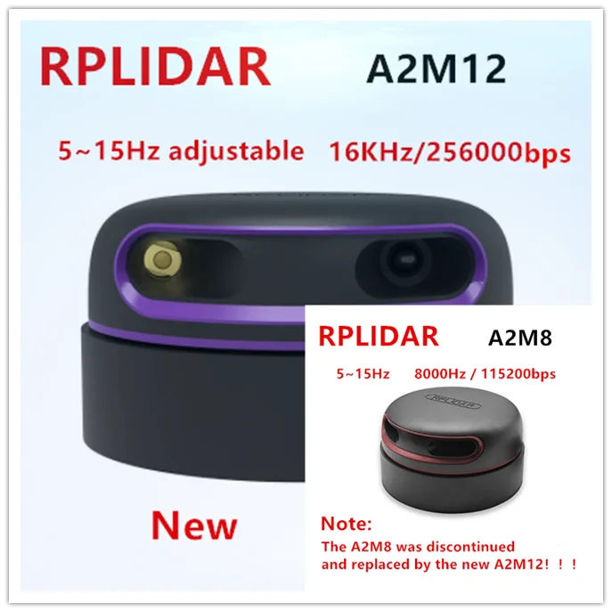 RPLIDAR-A2M12-360-Degree-Laser-Range-Scanne-Triangular-Ranging-12m-lidar-Mapper-Rplidar-A2 ...