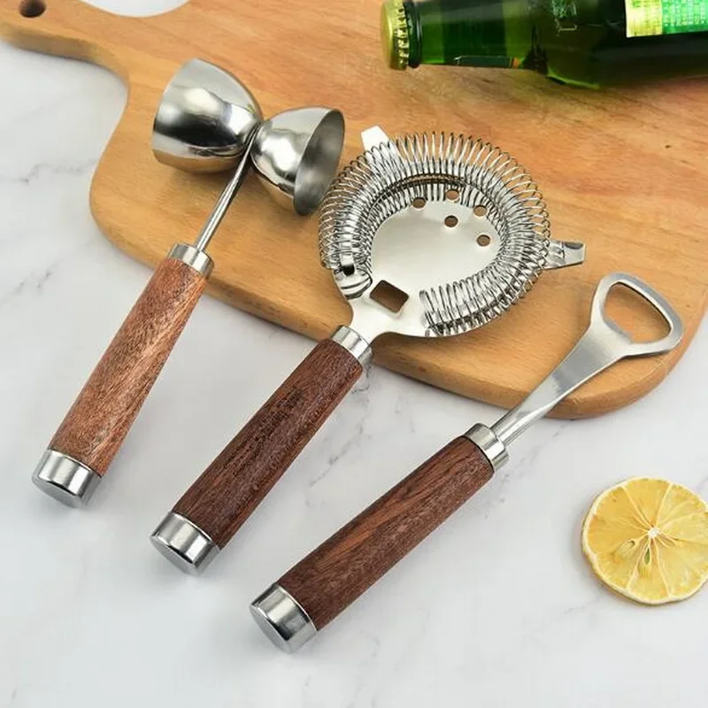 New-stainless-steel-ounce-cup-wine-measuring-device-cocktail-shaker-set ...