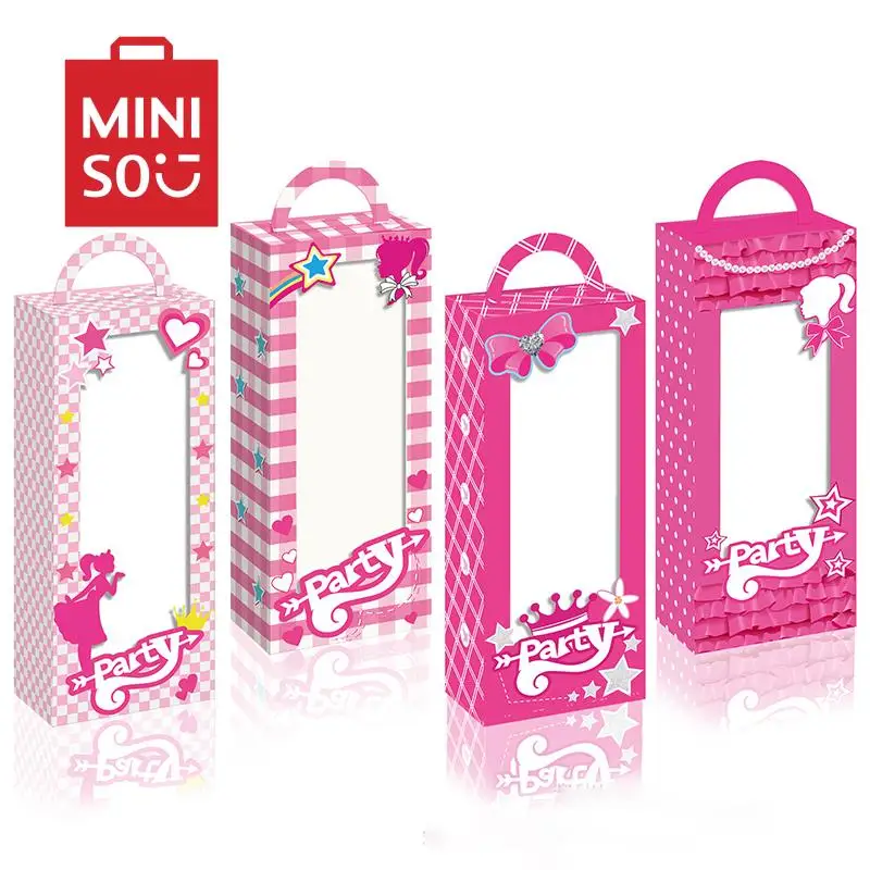 12Pcs-Miniso-Barbie-Gift-Packaging-Box-Party-Gift-Box-Candy-Decorating ...