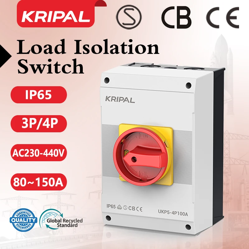 Waterproof-Electrical-Control-150A-Isolator-Switch-100A-Changeover ...