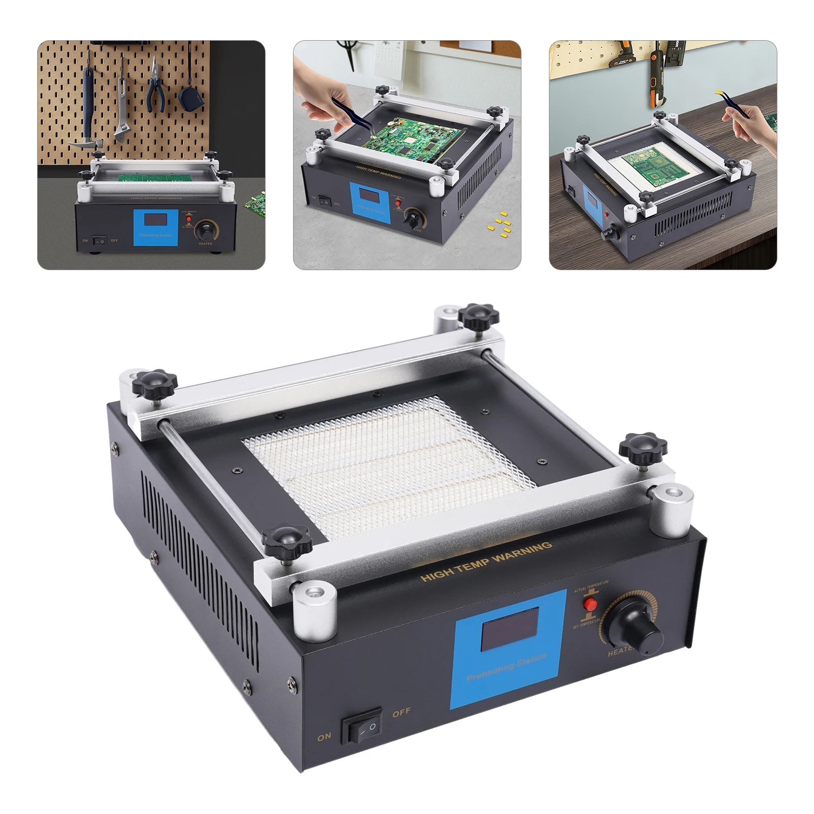 YIHUA-853A-Infrared-Preheating-Table-Digital-Rework-Station-BGA ...