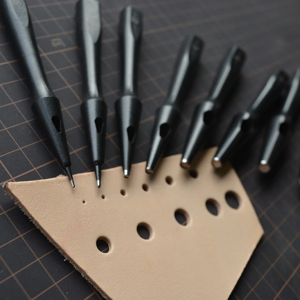 Fan Deer Leather Round Hole Punch DC53 Steel Single-Hole Puncher DIY ...