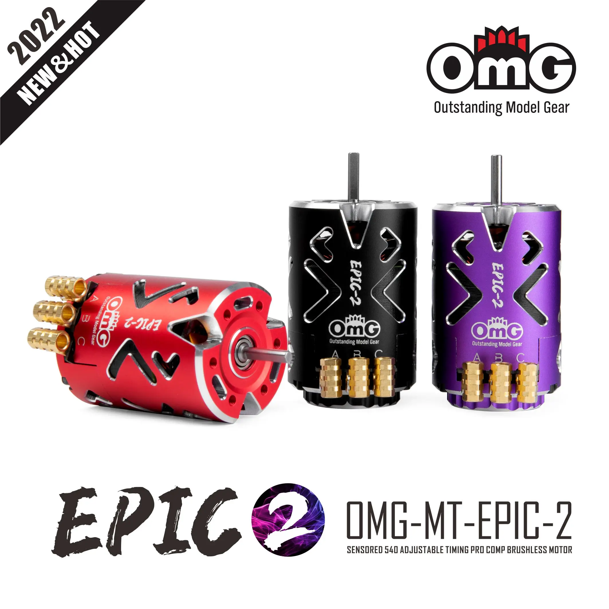 OMG-EPIC-2-Poles-Sensored-Brushless-Timing-Adjustable-Top-Motor-8-5T ...