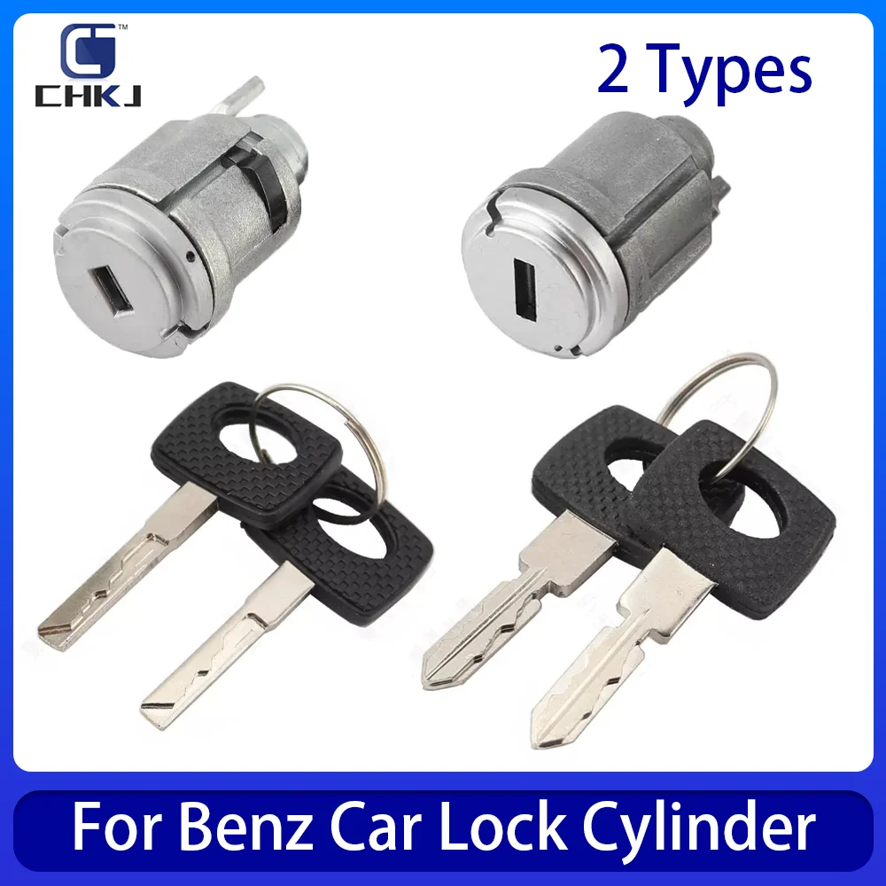 CHKJ Car Ignition Lock Cylinder Barrel Lock Core with 2 Key For ...