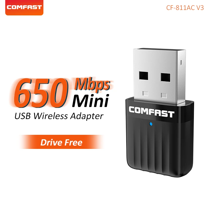 COMFAST-650Mbps-WiFi-Wireless-Adapter-2-4G-5-8G-Mini-USB-Network-Card ...