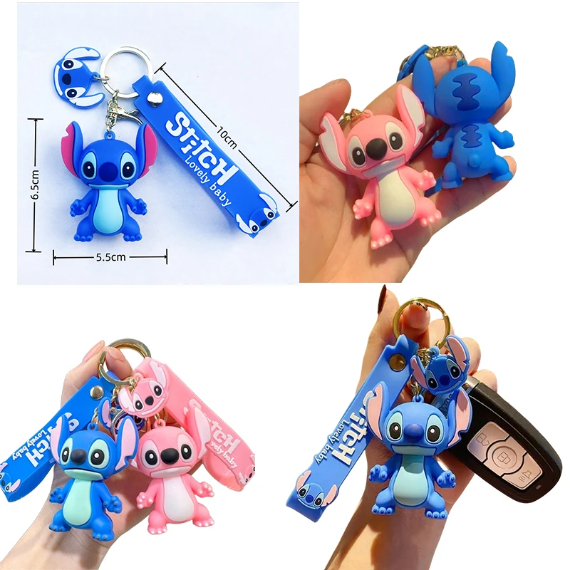 Stitch-Keychain-Lilo-Stitch-Cartoon-Keychain-Backpack-Accessories ...