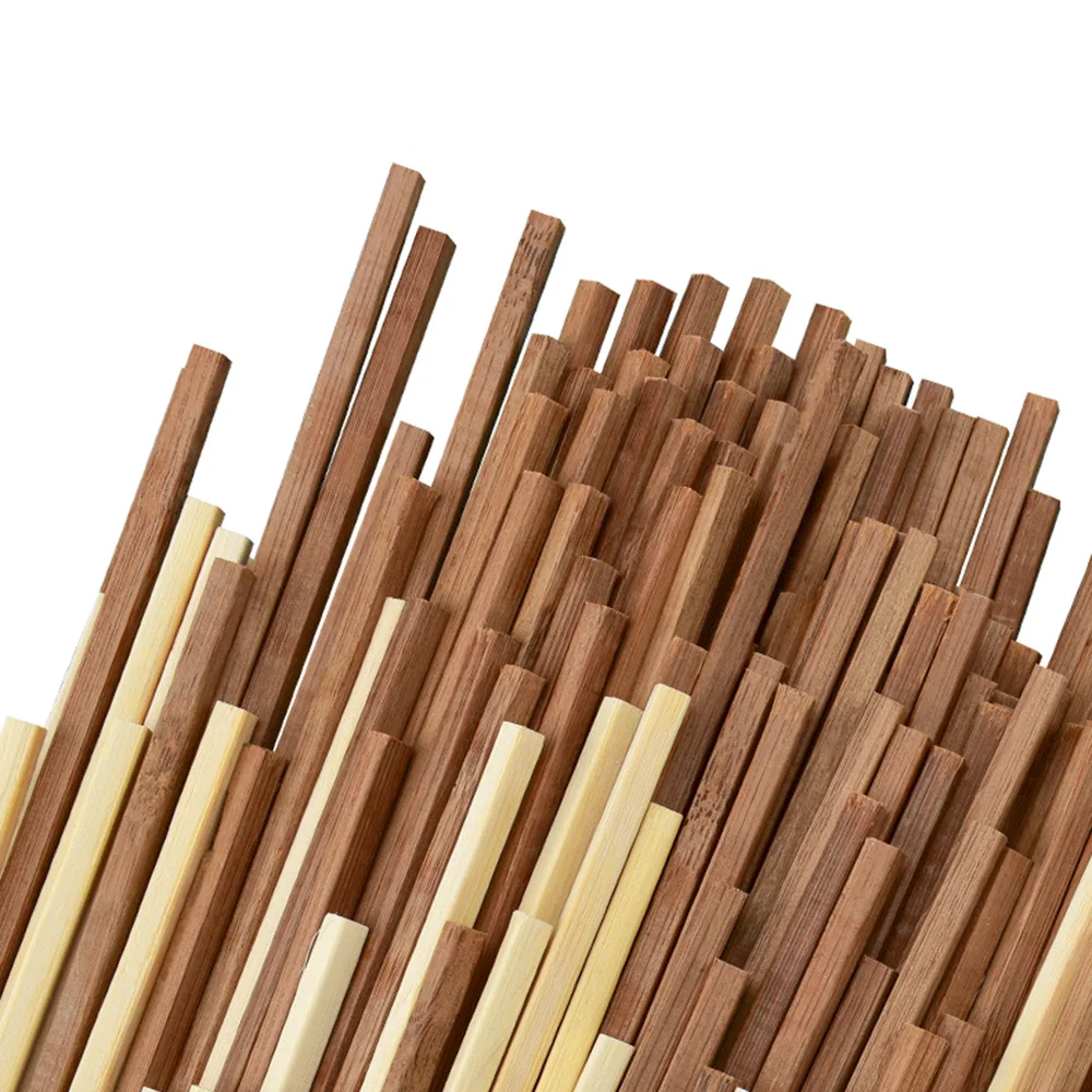 50Pcs-Wooden-Bar-Wood-Sticks-Strips-Rods-For-Model-Wooden-Toys-DIY ...