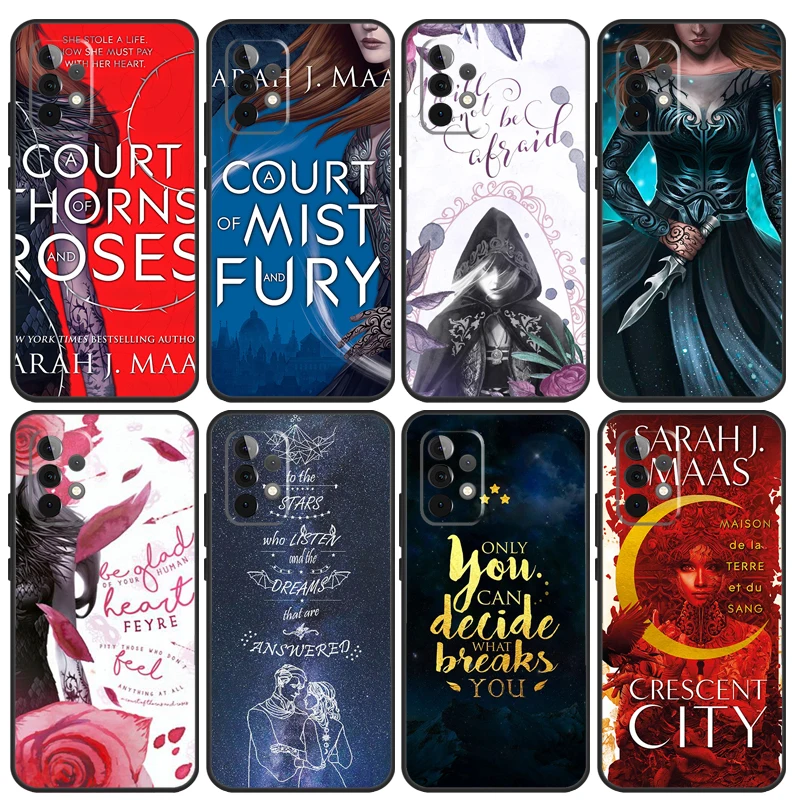 A Court of Mist and Fury Sarah J Maas Case For Samsung Galaxy A54 A34 A24 A14 A52 A32 A12 A22 ...
