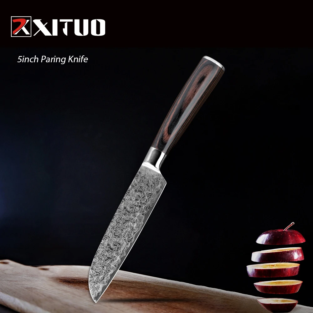 XITUO-5-inch-Paring-Knife-Stainless-Steel-Sharp-Slicing-Knife-Kitchen ...
