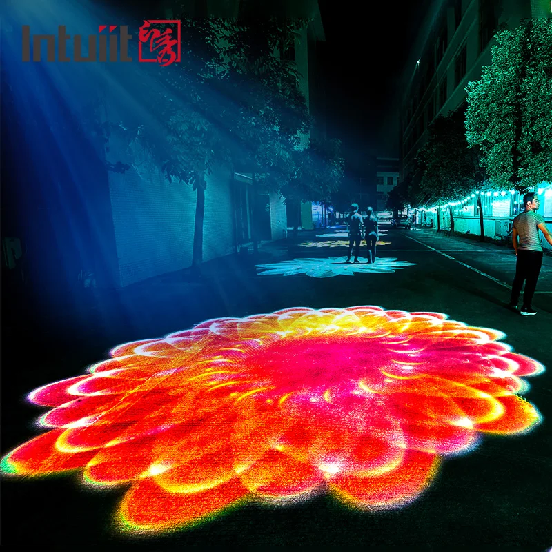 Skyscraper-Photo-wall-outdoor-400w-led-gobo-projector-dmx-Advertising ...