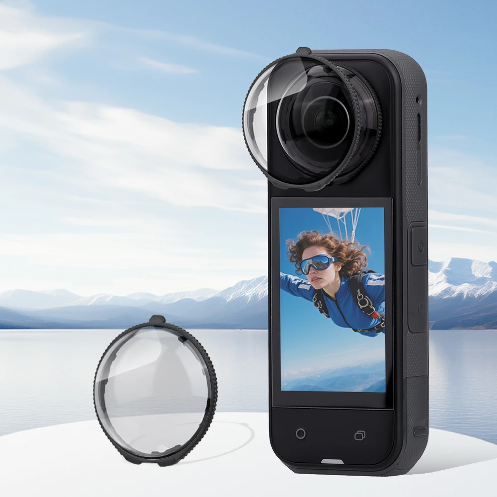 Premium Protective Lens Optical Glass for Insta360 X5 Anti-fog Anti ...