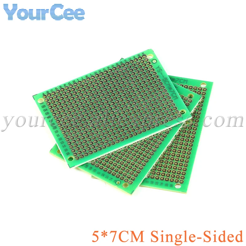 5PCS/Lot 5*7CM Single Sided Copper Prototype PCB DIY Universal Printed ...