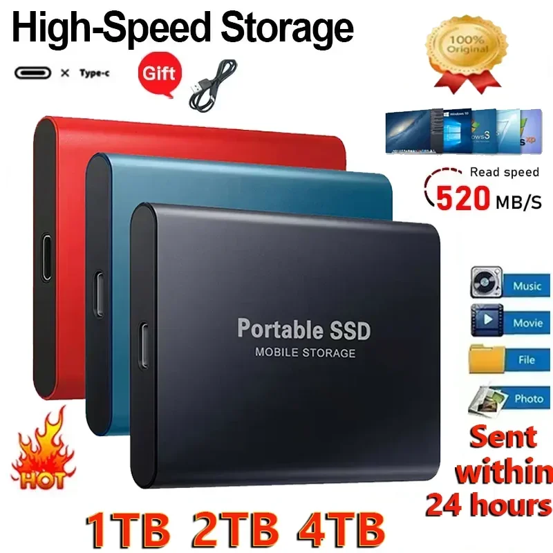 External-Hard-Drive-1TB-Portable-SSD-2TB-External-Solid-State-Drive-USB ...