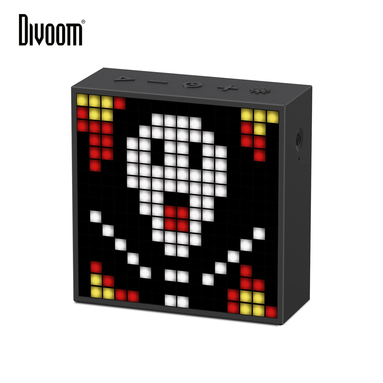 Divoom Timebox Evo 블루투스 휴대용 스피커, 시계 알람 프로그래밍 가능 LED 디스플레이 픽셀 아트 크리에이션 ...