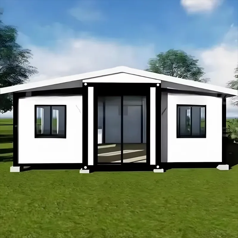 2-3 Bedroom Prefab Flat Packed Houses Fast Assembly Expandable ...