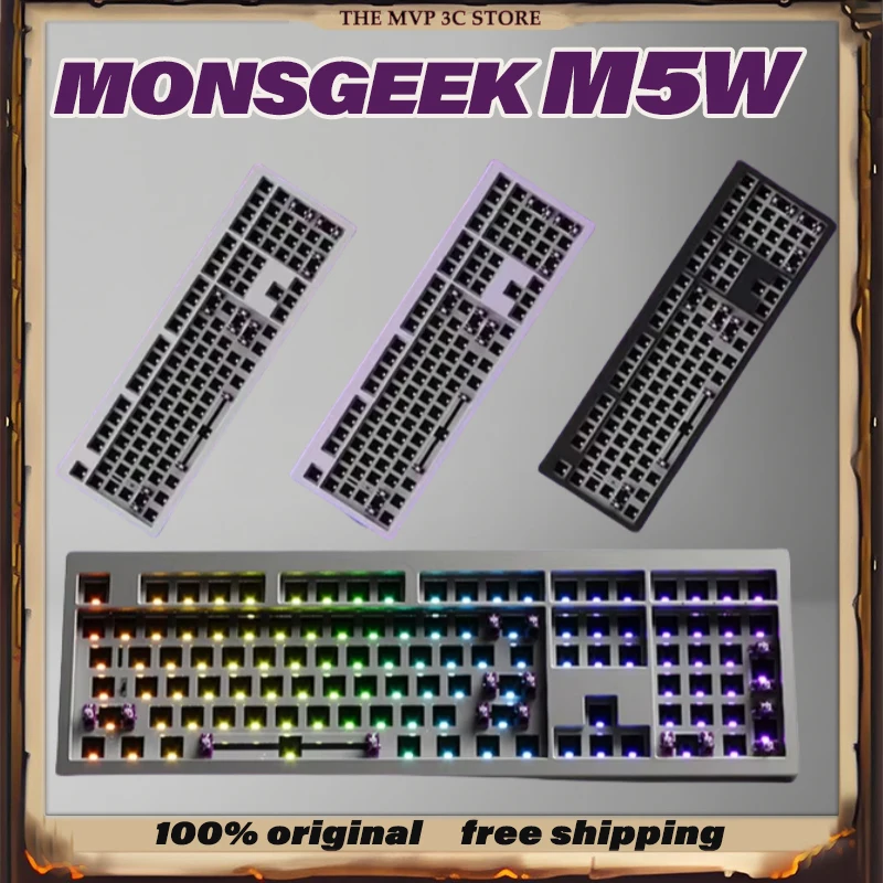 Monsgeek-M5W-Customized-108-Keys-Three-Mode-Mechanical-Keyboard-Kit ...
