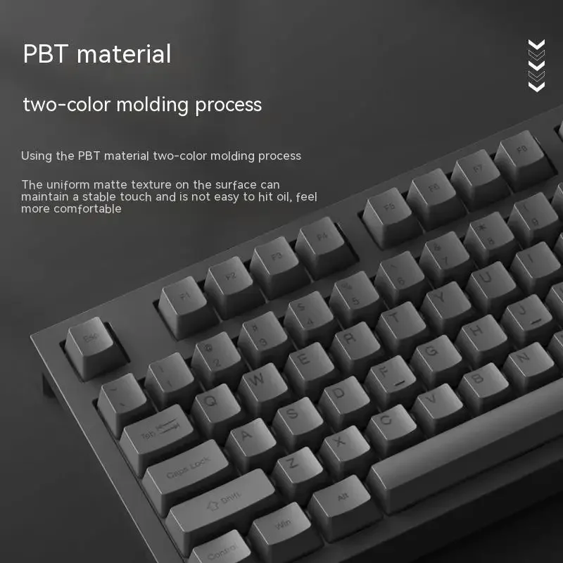 Monsgeek-Mk104-Mechanical-Keyboard-Wired-Luminous-RGB-Light-104-Key ...