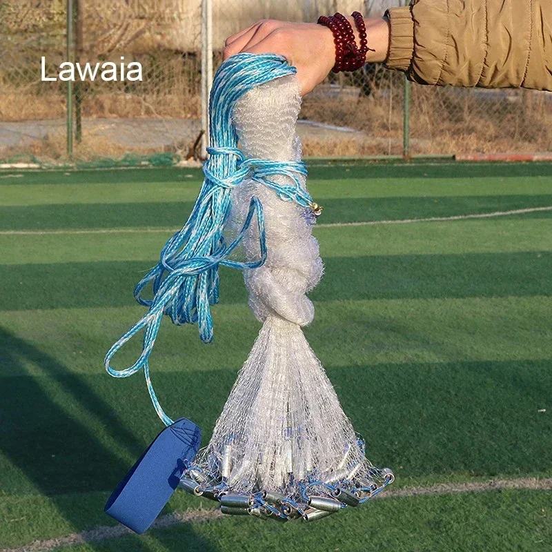 Lawaia American Style Loopless Hand Cast Net Japanese Cast Net ...