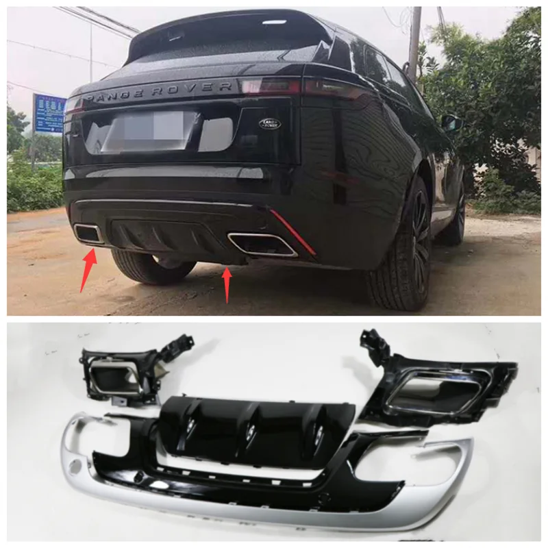 For-Land-Range-Rover-Velar-2017-2020-High-Quality-PU-Material-Rear ...